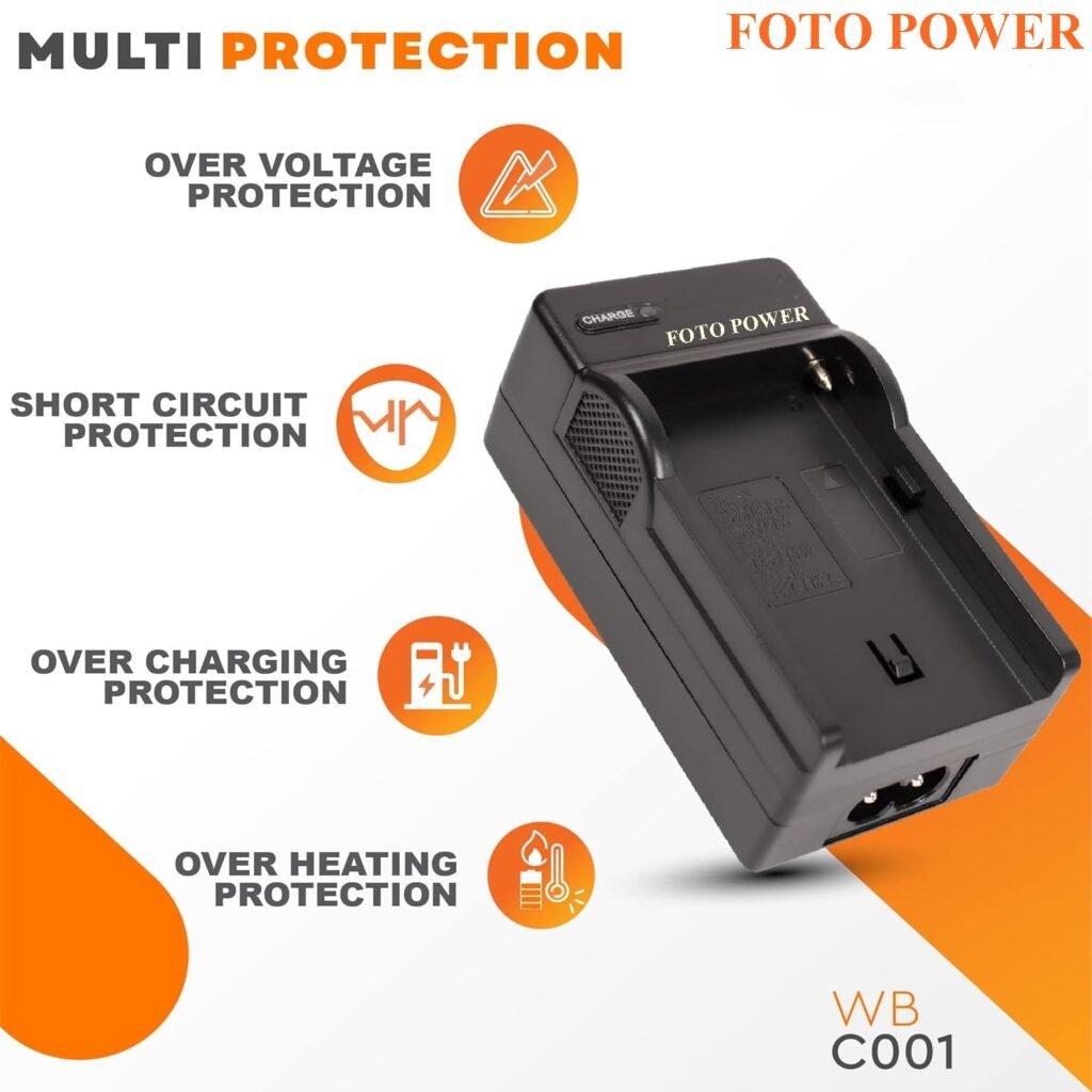 NP- F990 usb 56000 mAh Li-Ion Battery Kit with single LED Fast Charger ...